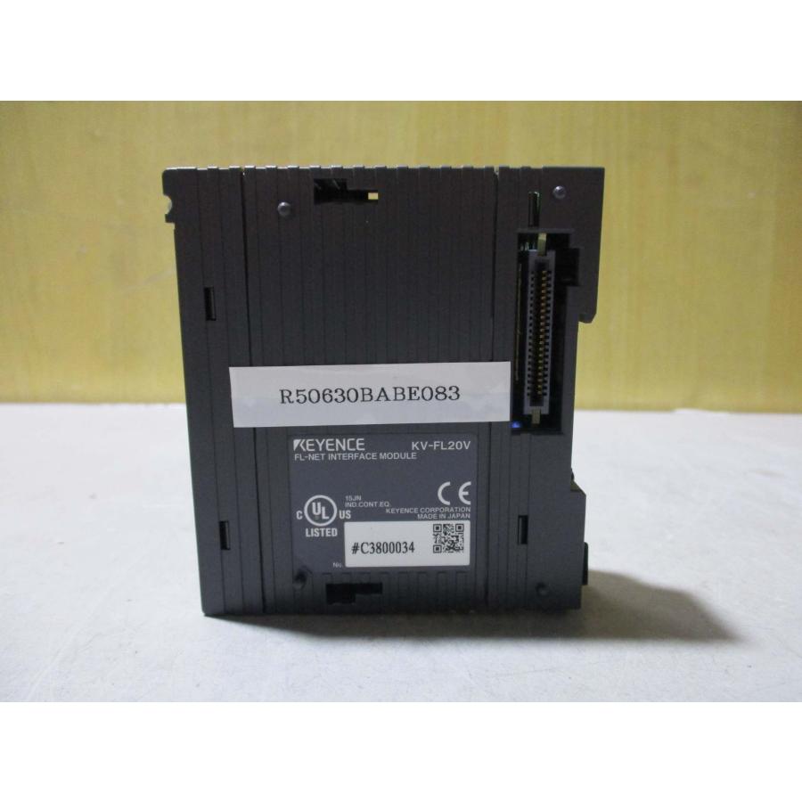 中古 KEYENCE FL-NET INTERFACE MODULE KV-FL20V(R50630BABE083 ...