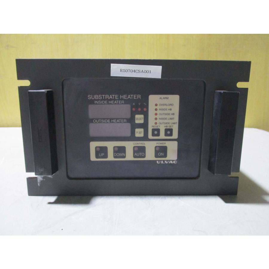 中古 ULVAC SUBSTRATE HEATER PSH-105MT 計測器(R50704CSA001) : growdetrading ...