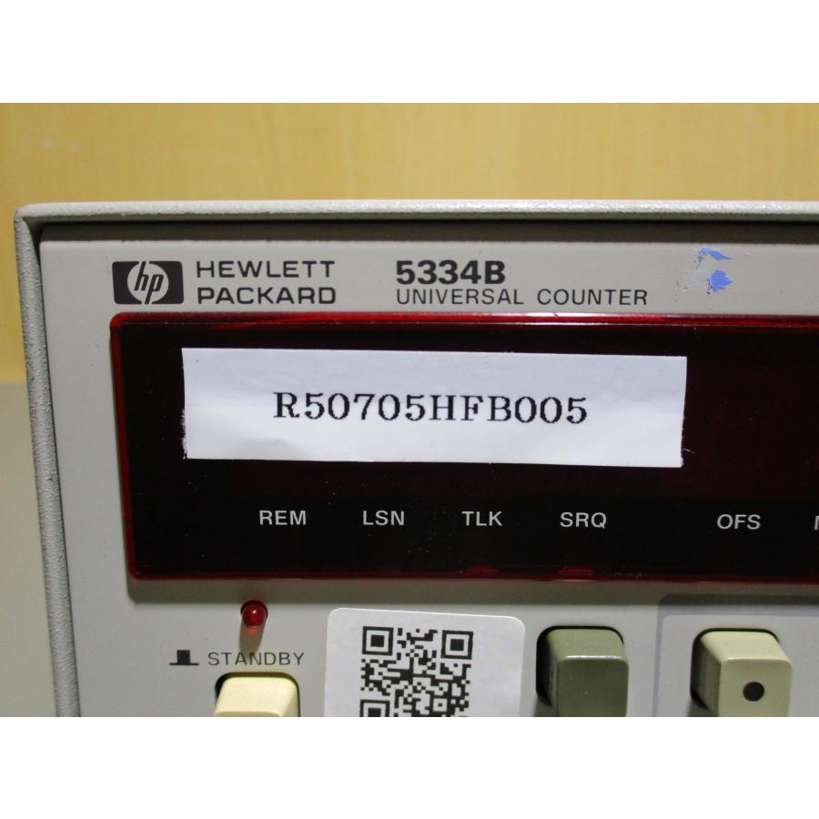 中古 HP 5334B Universal Counter ＜通電OK＞(R50705HFB005) : growdetrading ...
