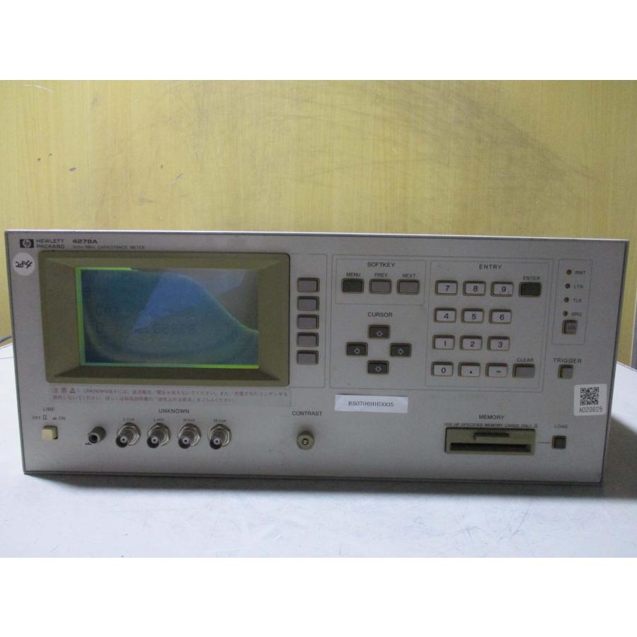 中古 HEWLETT PACKARD 4278A CAPACITANCE METER 通電OK(R50706HHD005 ...