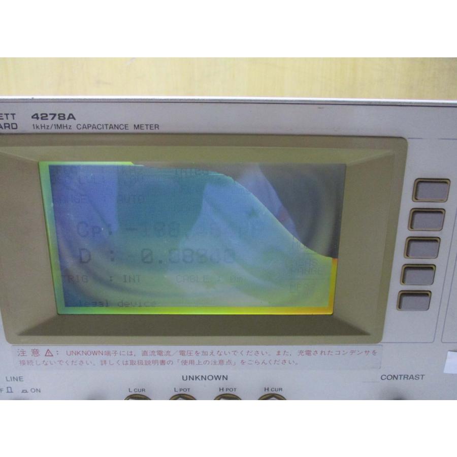中古 HEWLETT PACKARD 4278A CAPACITANCE METER 通電OK(R50706HHD005 ...