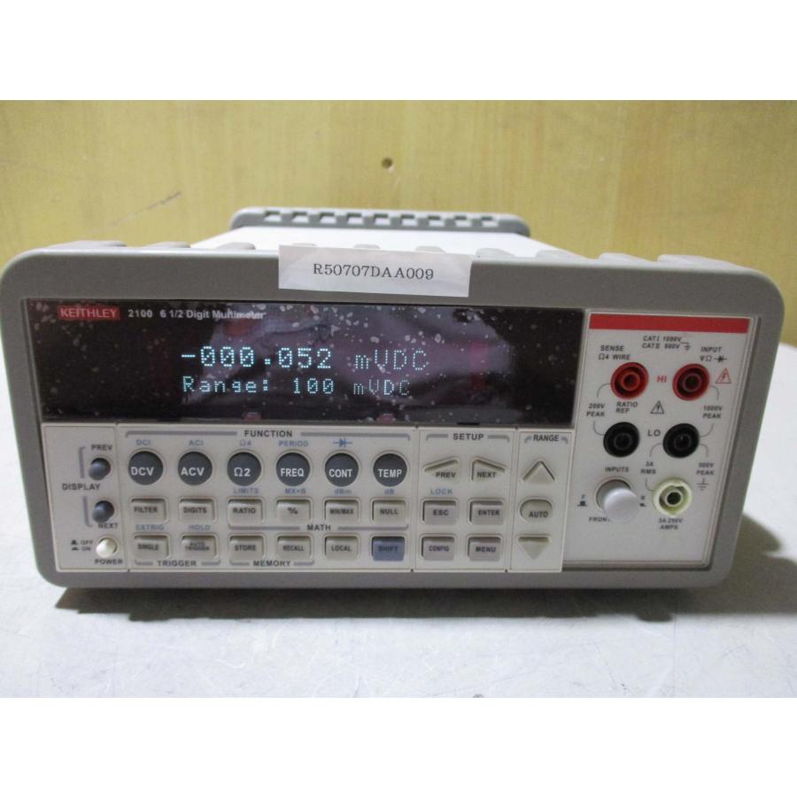 中古Keithley 2100 Digital Multimeter 通電確認(R50707DAA009) : r50707daa009 ...