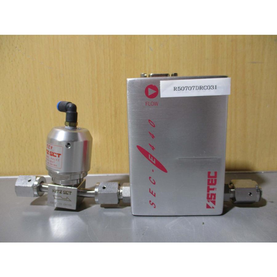 中古HORIBA STEC SEC-E440J マスフロー コントローラ BENKAN SCV BELLOWS VALVE ...