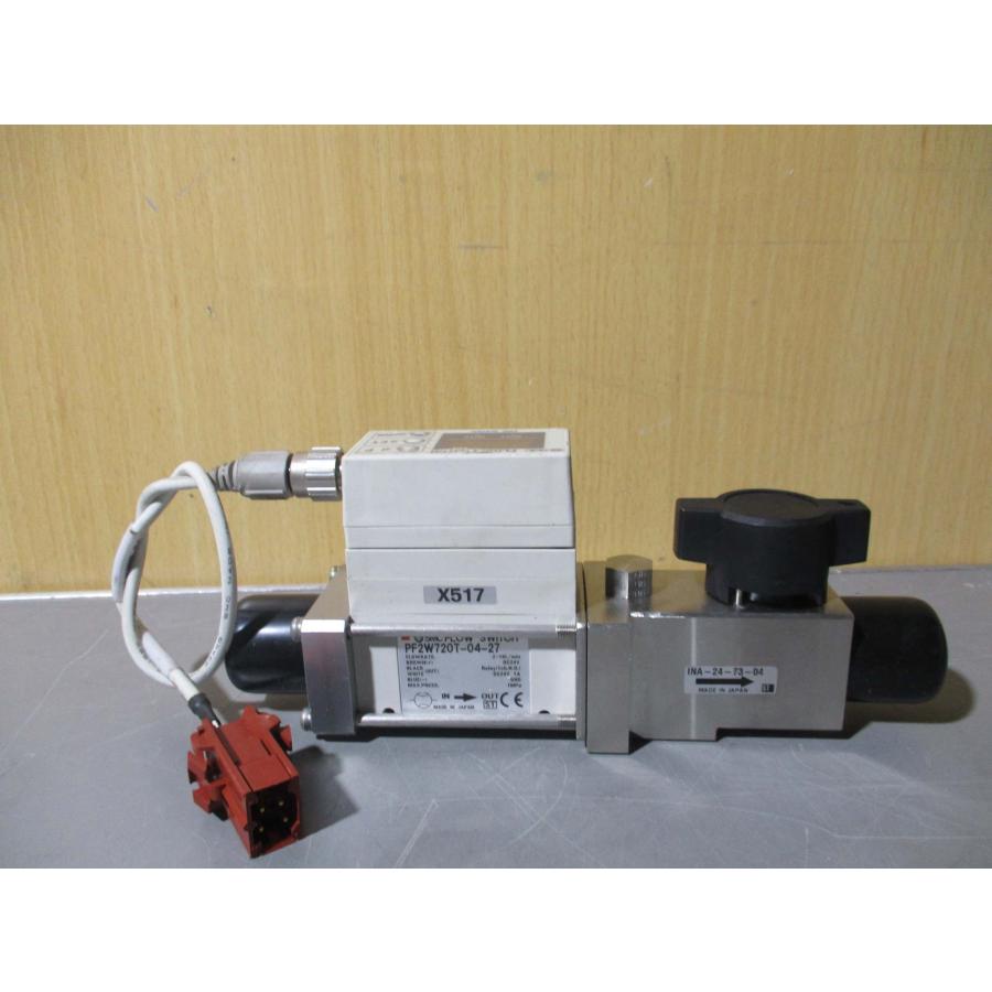 中古 SMC PF2W720T-04-27 Flow Switch INA-24-73-04 Assembly Manual Valve(R50708JMD003 ...