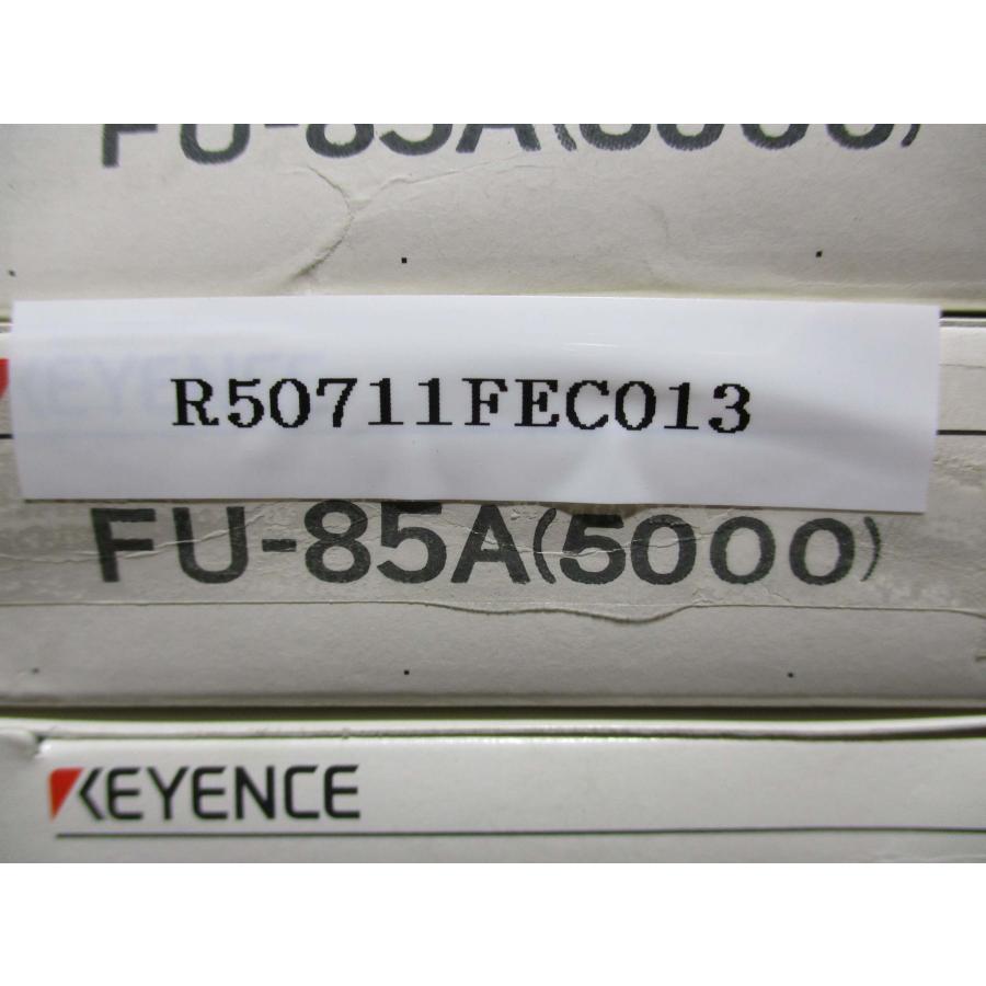 新古 KEYENCE FU-85A(5000) デジタルファイバセンサ FS-N シリーズ ファイバユニット 反射型 3個 ...