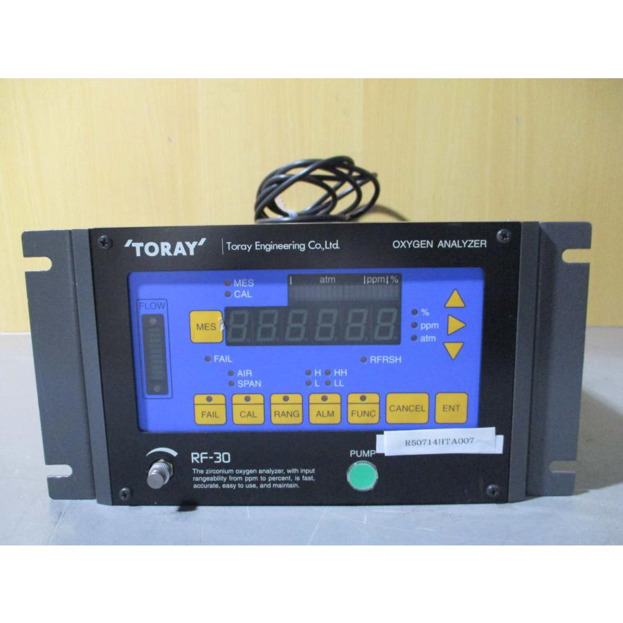 中古 TORAY RF-30 Compact Oxygen Analyzer(R50714HTA007) : growdetrading Yahoo!ショップ - 通販 - Yahoo!ショッピング