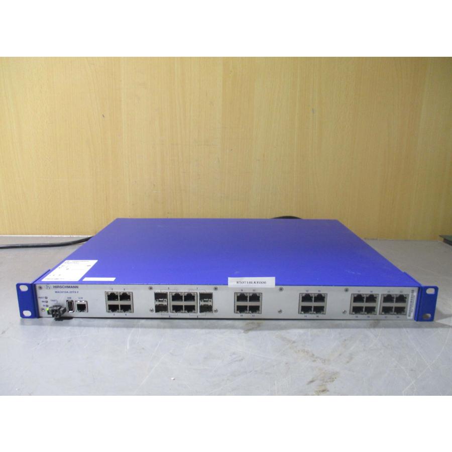 中古 HIRSCHMANN MACH104-20TX-F Switch 50/60HZ 100-240VAC(R50718LKE006 ...