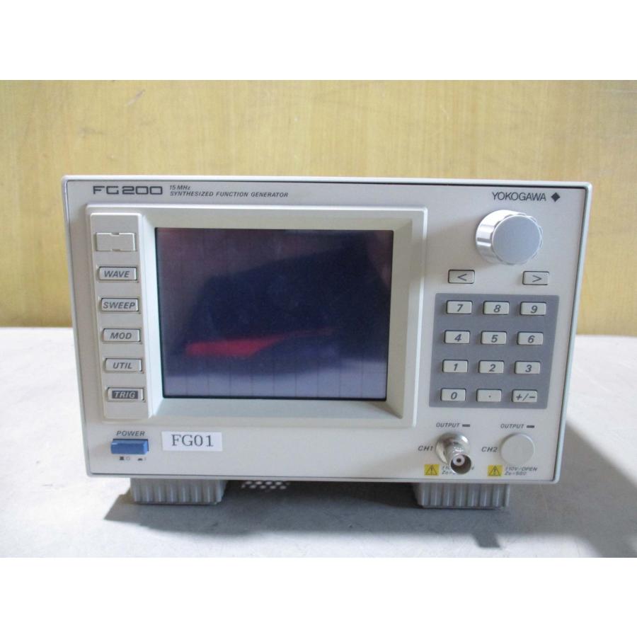中古 Yokogawa FG200 706111-M 15MHz Synthesized Function Generator＜通電OK ...