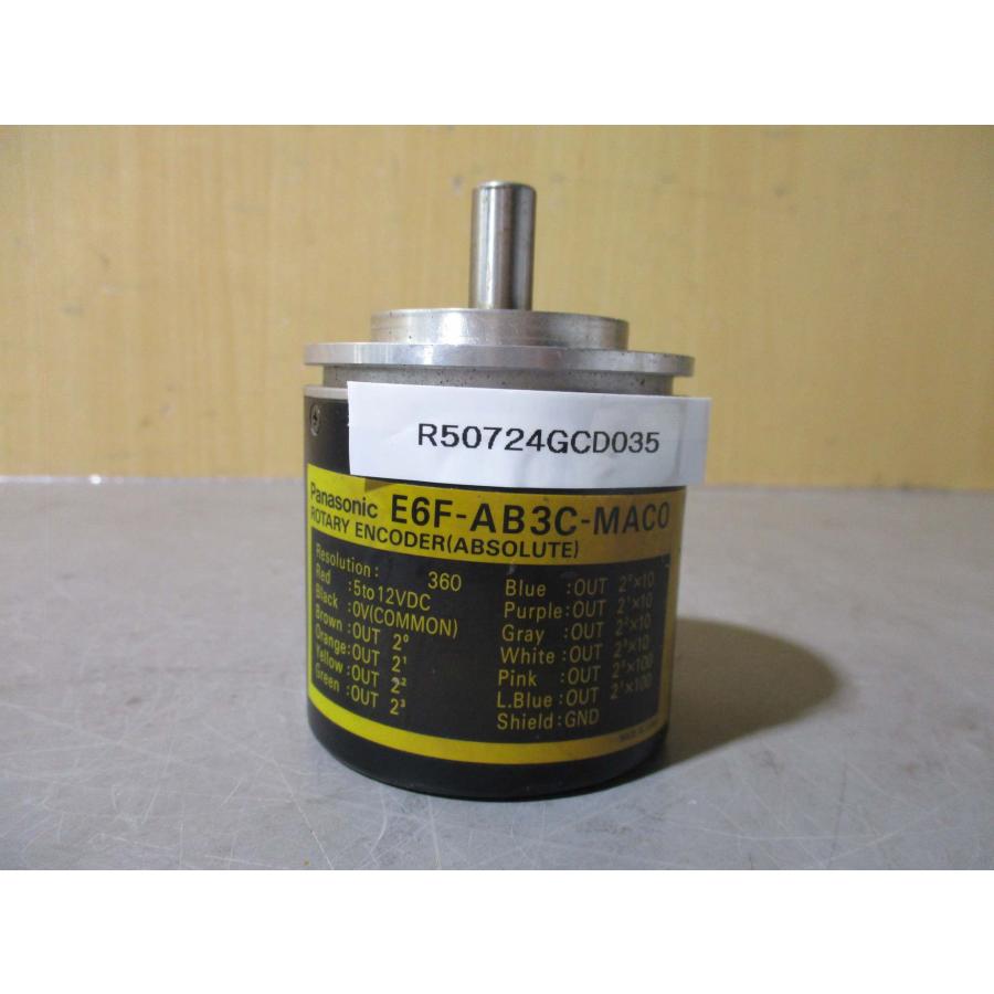 中古 PANASONIC ROTARY ENCODER E6F-AB3C-MAC0 ロータリーエンコーダー(R50724GCD035 ...