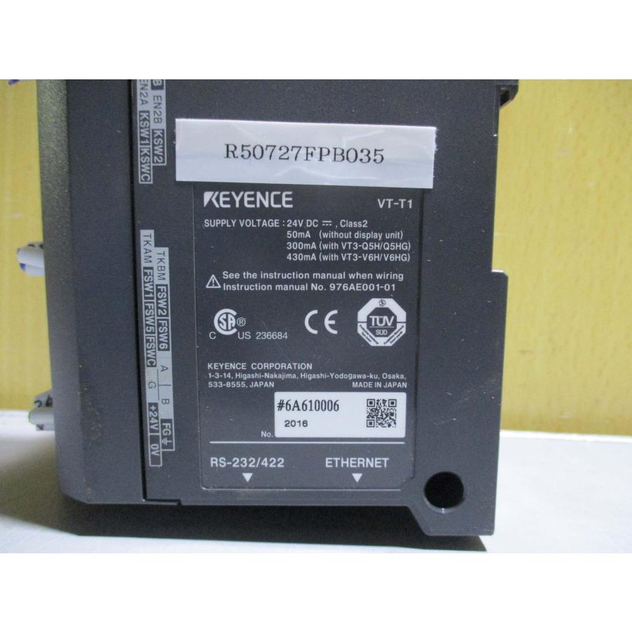中古KEYENCE VT-T1 脱着機能付き中継端子台ユニット(R50727FPB035) : growdetrading Yahoo ...