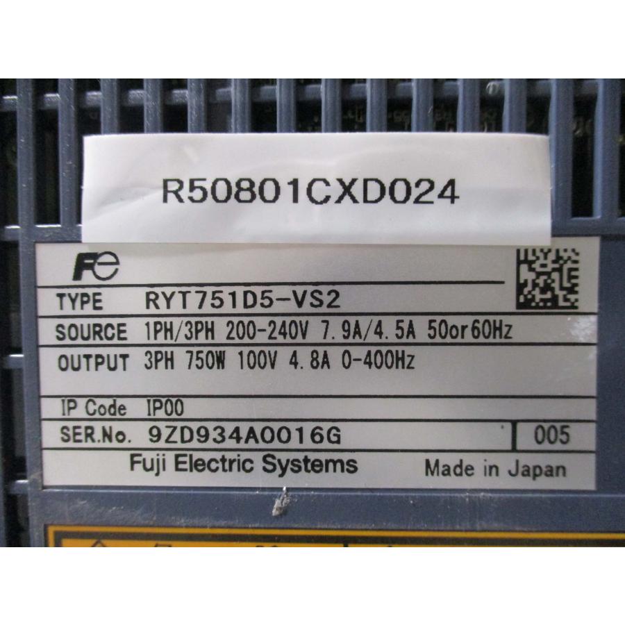 中古 FUJI RYT751D5-VS2 ALPHA5シリーズ サーボアンプ(R50801CXD024) : r50801cxd024 : growdetrading Yahoo!ショップ ...