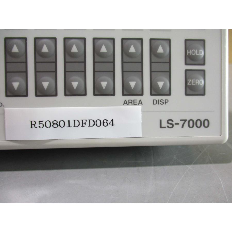 中古 KEYENCE HIGH-ACCURACY CCD MICROMETER LS-7000 高速・高精度デジタル寸法測定器 ...