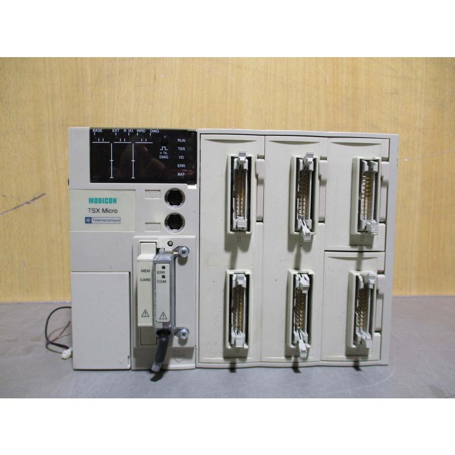 中古 Schneider Electric MODICON TSX MICRO モジュラベースコントローラ TSX3722101 ...