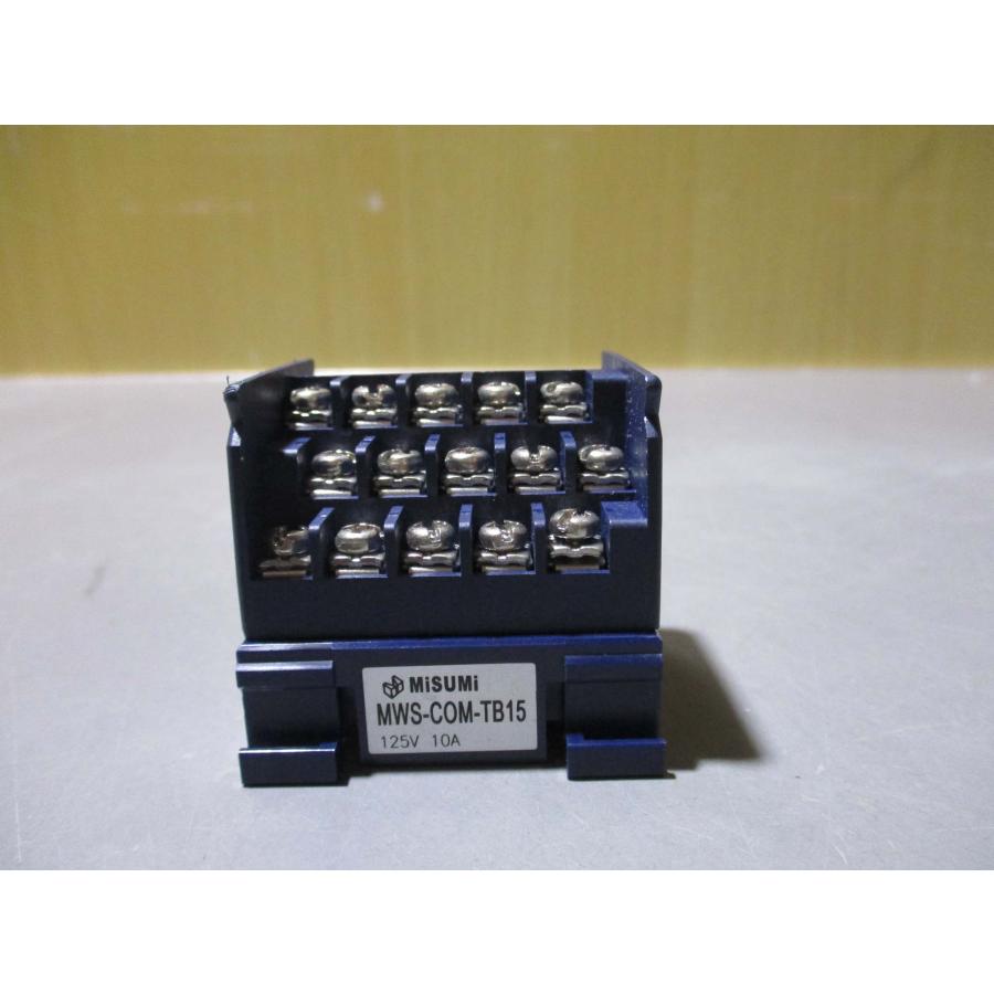 中古 MiSUMi Terminal Block MWS-COM-TB15 120V 10A 6個(R50830AABE045 ...