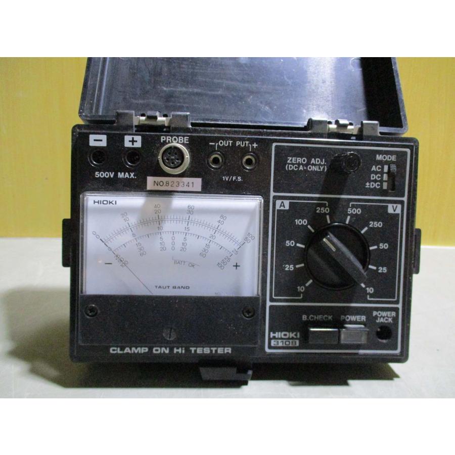 中古 HIOKI CLAMP ON HI TESTER 3108 AC/DCクランプ電流計(R50901CADD036 ...