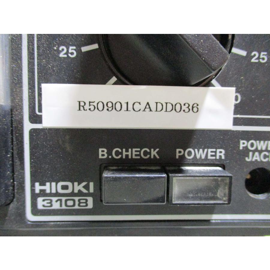 中古 HIOKI CLAMP ON HI TESTER 3108 AC/DCクランプ電流計(R50901CADD036 ...