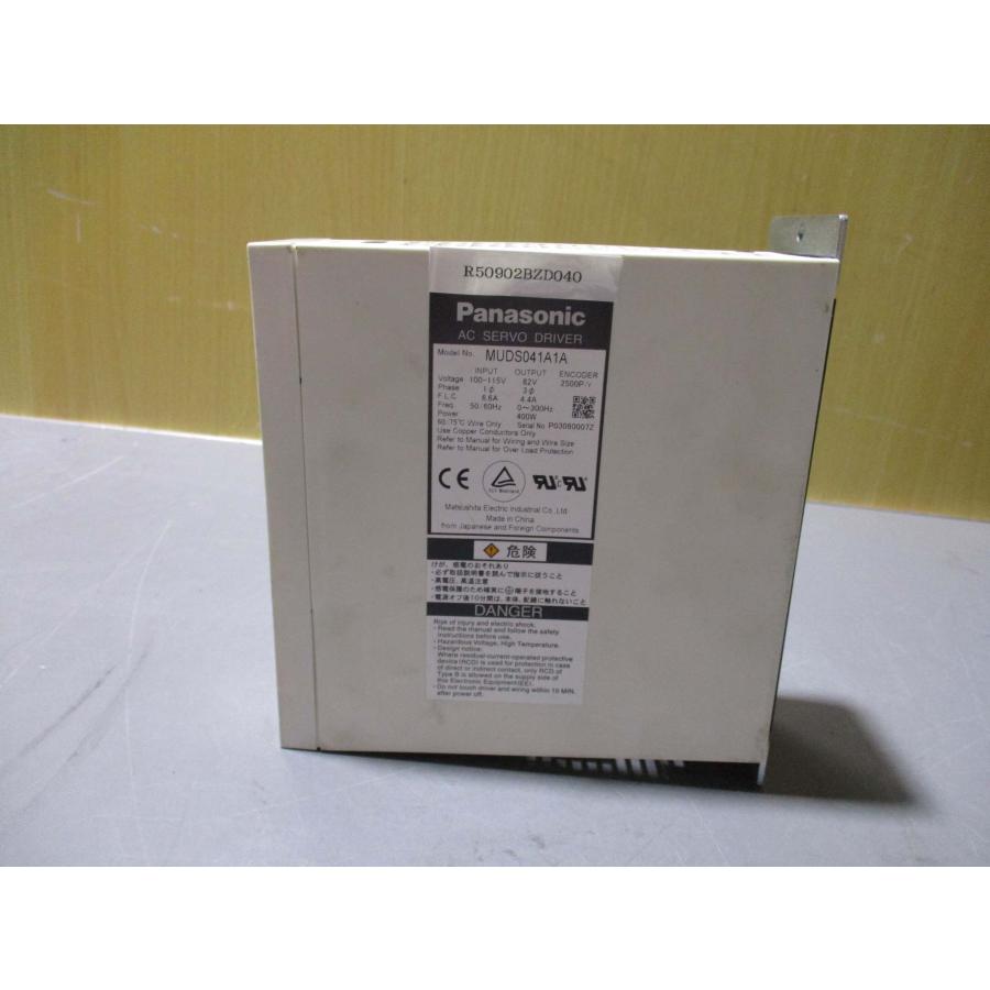 中古 MATSUSHITA ELECTRIC PANASONIC MUDS041A1A SERVO DRIVE 100-115V 400W(R50902BZD040 ...