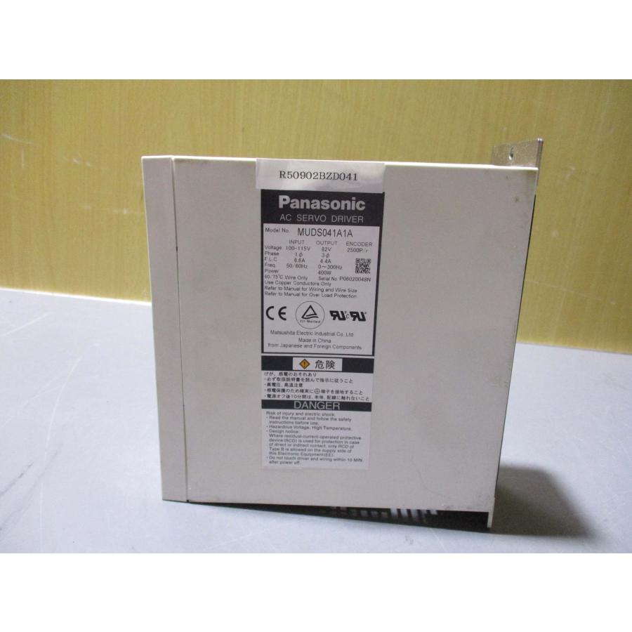 中古 MATSUSHITA ELECTRIC PANASONIC MUDS041A1A SERVO DRIVE 100-115V 400W(R50902BZD041 ...