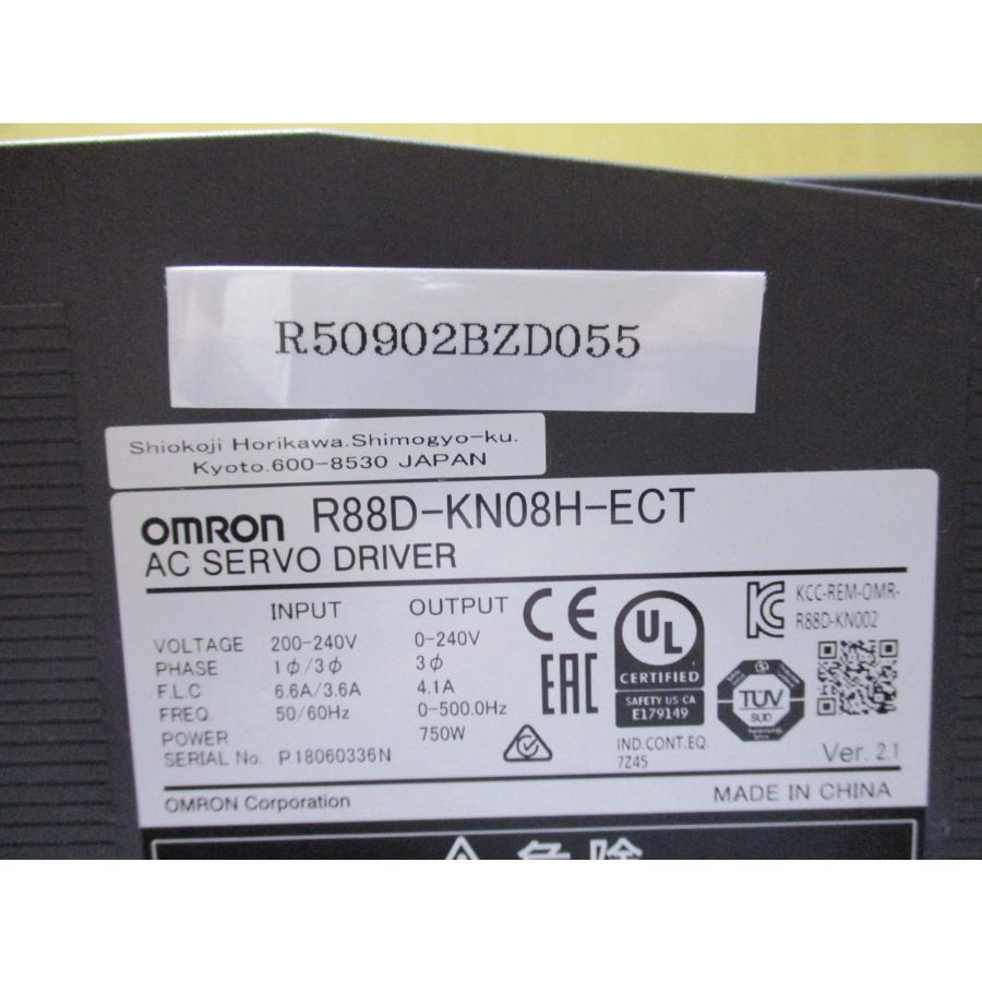 中古 Omron R88D-KN08H-ECT AC Servo Drive 750W(R50902BZD055) : r50902bzd055 : growdetrading Yahoo ...