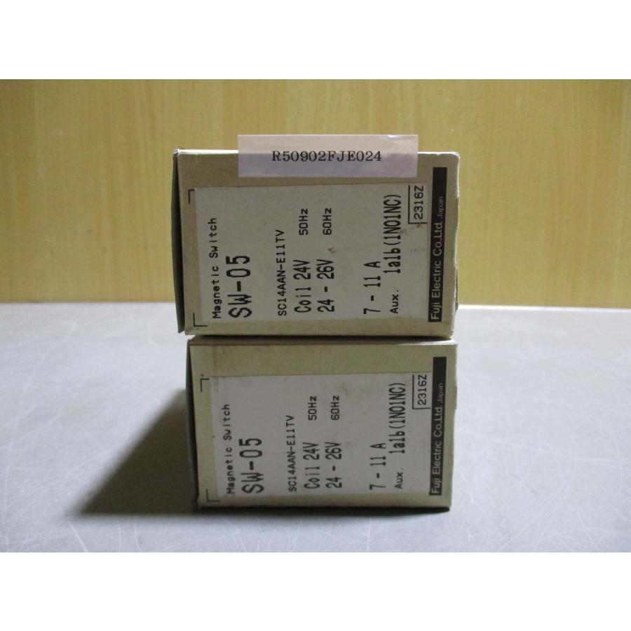 新古 FUJI 富士電機 SW-05 標準形電磁開閉器 2個(R50902FJE024) : r50902fje024 ...