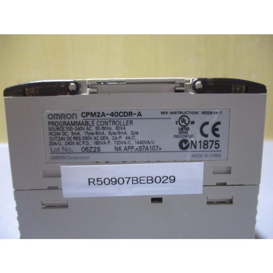 中古 OMRON CPM2A-40CDR-A PLC Module PROGRAMMABLE CONTROLLER(R50907BEB029 ...
