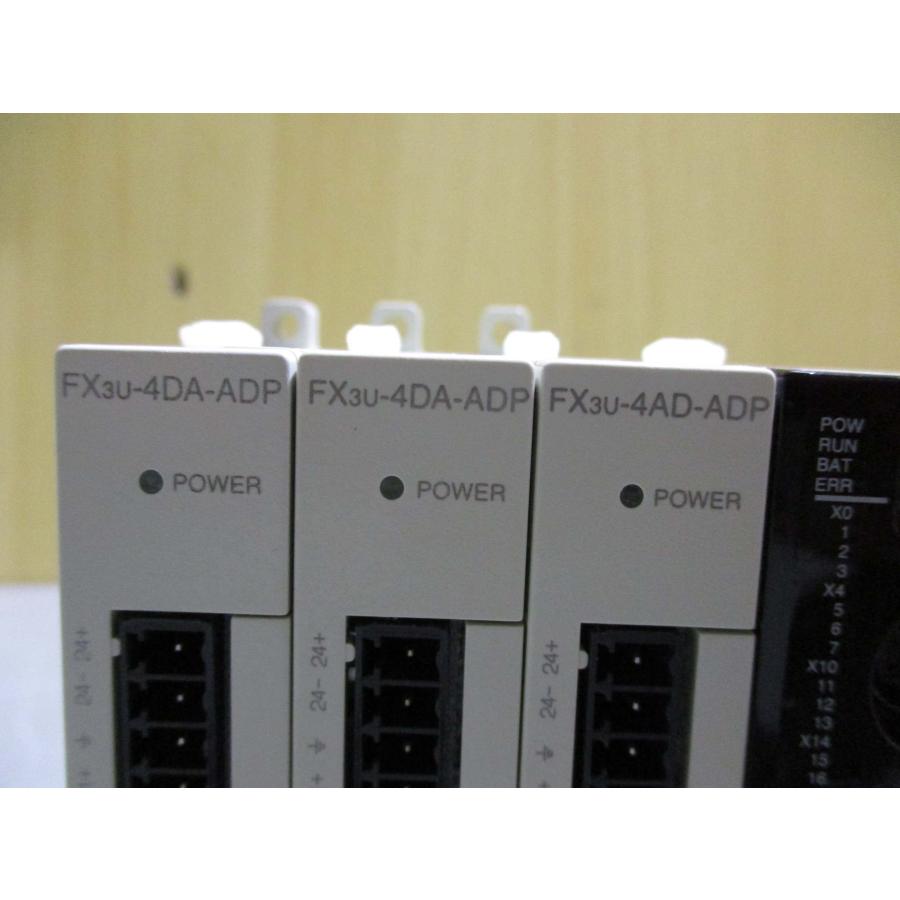 中古 FX3U-4DA-ADP*2/FX3U-4AD-ADP /FX3UC-96MT/D /FX2NC-16EX*2/FX2NC-16EYT*2/FX2NC-1HC/FX2NC-CNV-IF ...