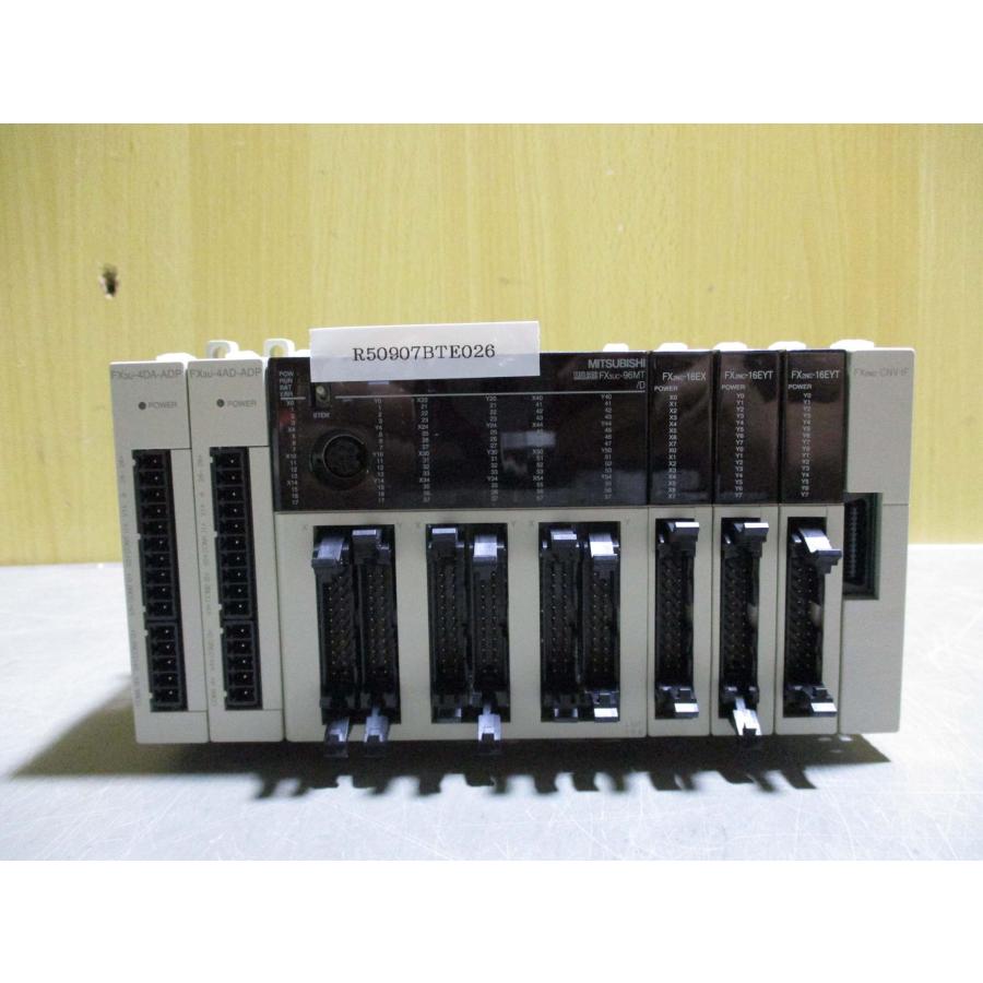 中古 MITSUBISHI電機 FX3U-4DA-ADP/FX3U-4AD-ADP/ FX3UC-96MT/D/FX2NC-16EX ...