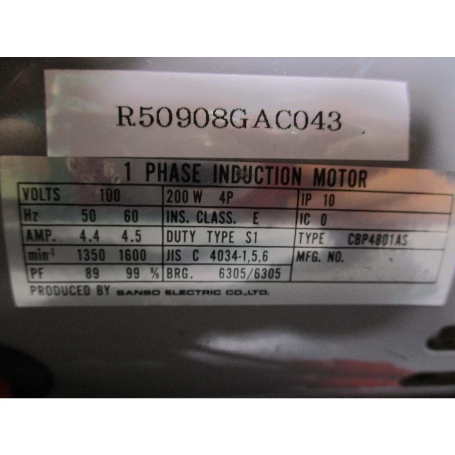 中古 SANSO 1 PHASE INDUCTION MOTOR CBP4801AS 単相誘導モーター(R50908GAC043 ...