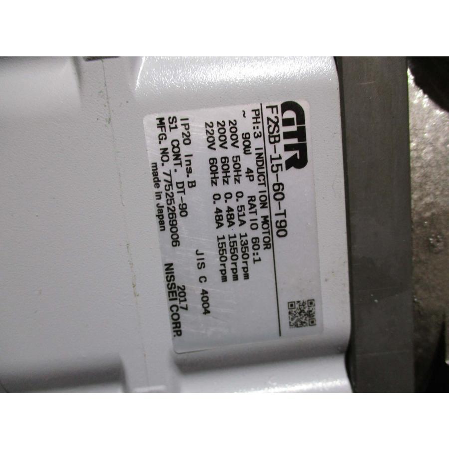 中古 NISSEI GTR F2SB-15-60-T90 ギアモータ/ 70CA 04270-1RJ7-S1-1-RP(R50908GLE021) : growdetrading Yahoo ...