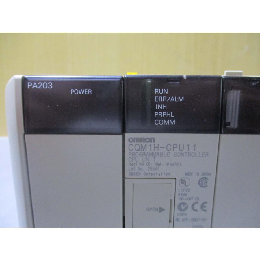 中古 OMRON PA203 CQM1H-CPU11 ID211 OC222 OC221(R50911BNC011 ...