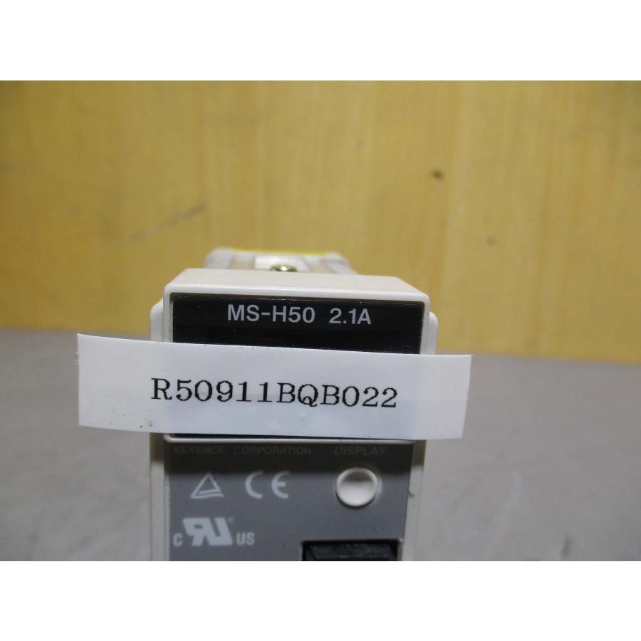 中古 KEYENCE MS-H150 出力電流6.5A 50W モニタ内蔵超小型スイッチング電源 2個 (R50911BQB022 ...