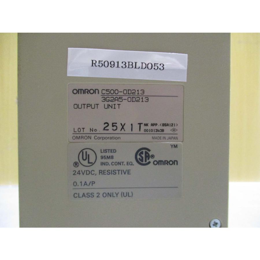 中古 OMRON C500-OD213 3G2A5-OD213 OUTPUT UNIT トランジスタ出力ユニット(R50913BLD053) : growdetrading Yahoo ...