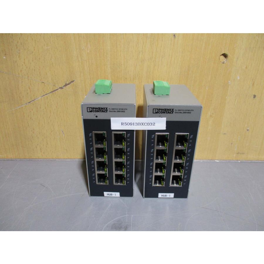 中古 PHOENIX CONTACT FL SWITCH SFNB 8TX 2891002 2個(R50913BXC032 ...