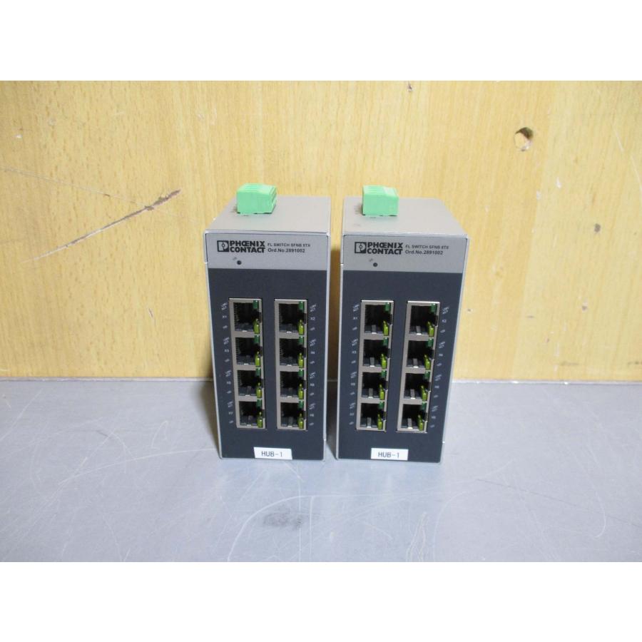 中古 PHOENIX CONTACT FL SWITCH SFNB 8TX 2891002 2個(R50913BXC032 ...