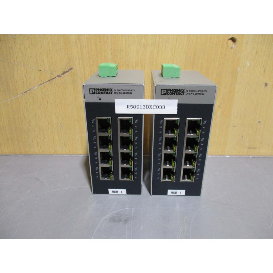 中古 PHOENIX CONTACT FL SWITCH SFNB 8TX 2891002 2個(R50913BXC033 ...