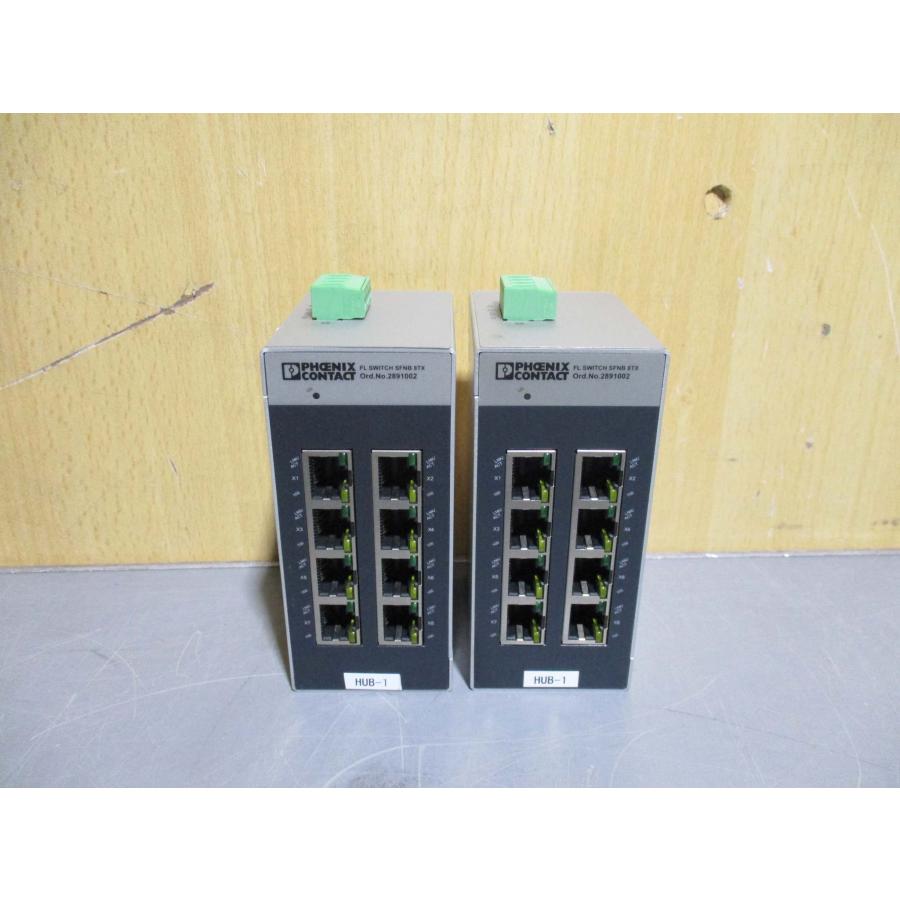 中古 PHOENIX CONTACT FL SWITCH SFNB 8TX 2891002 2個(R50913BXC033 ...