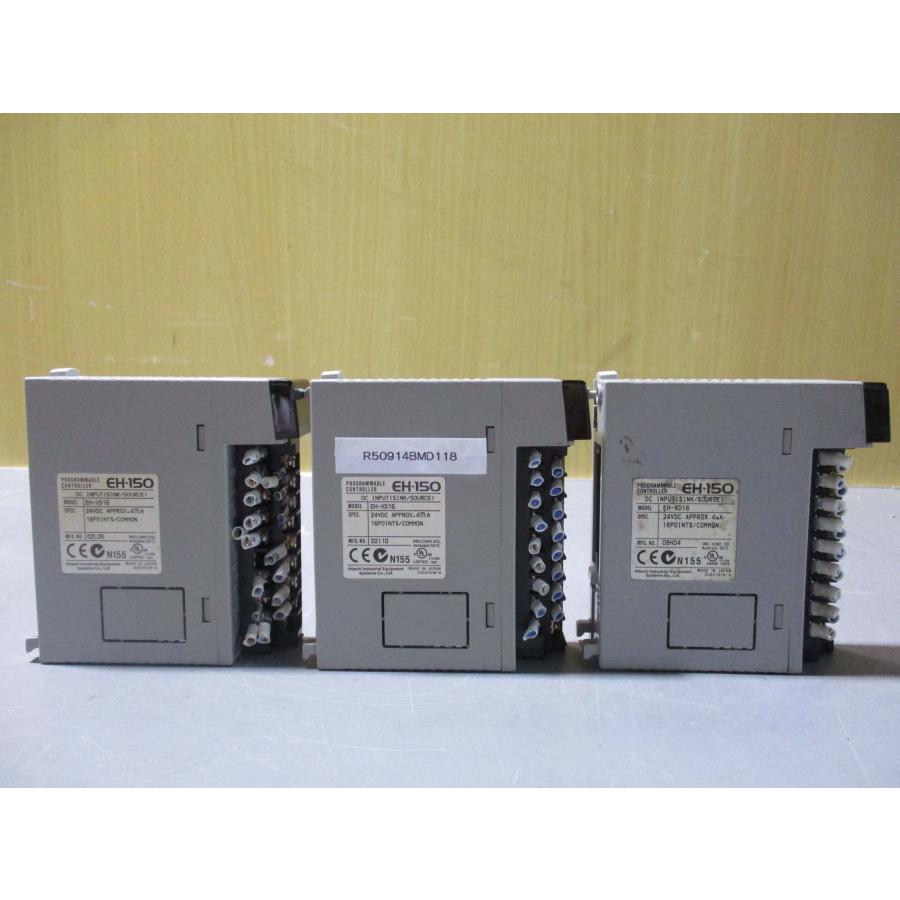 中古 HITACHI PROGRAMMABLE CONCONTROLLER DC INPUT EH-XD16 ＜3個＞(R50914BMD118) : growdetrading Yahoo ...