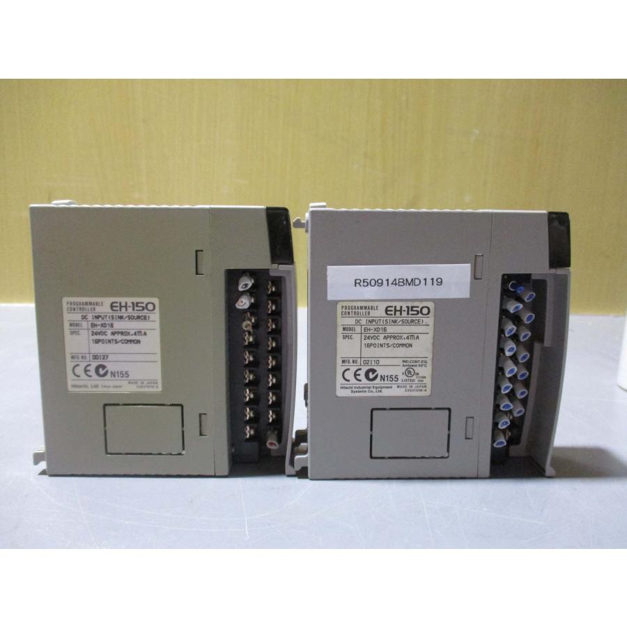 中古 HITACHI PROGRAMMABLE CONCONTROLLER DC INPUT EH-XD16 ＜2個＞(R50914BMD119) : growdetrading Yahoo ...
