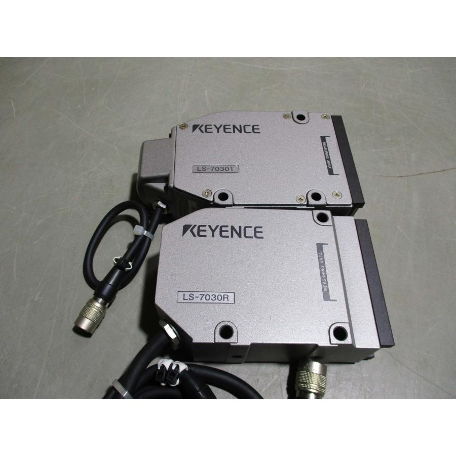 新古 KEYENCE HIGH-ACCURACY CCD MICROMETER LS-7000 デジタル寸法測定器/ センサヘッド LS ...