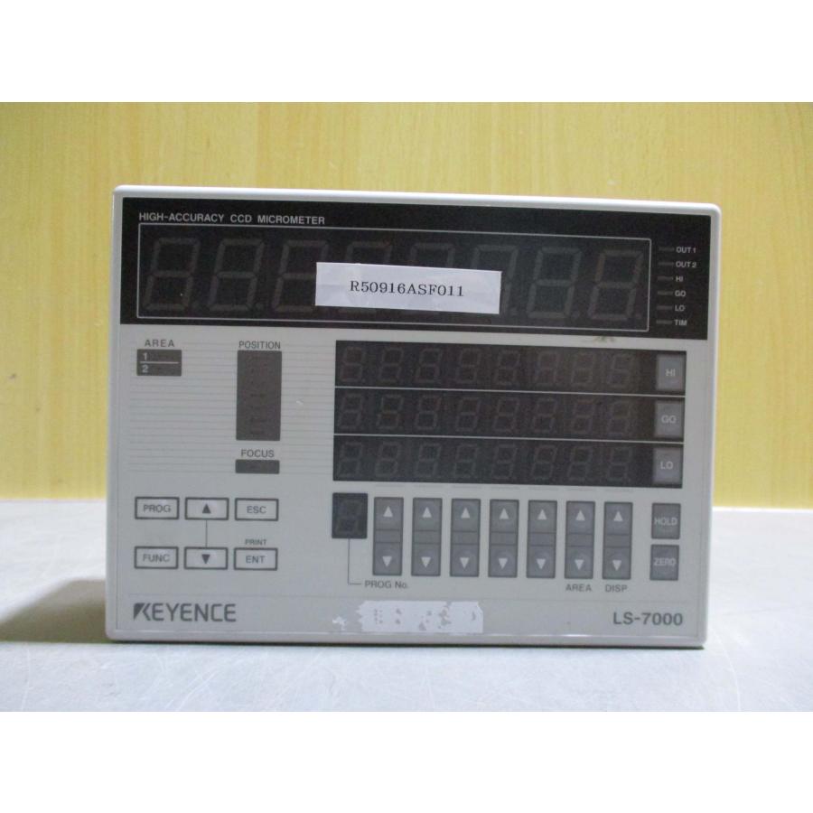 中古 KEYENCE HIGH-ACCURACY CCD MICROMETER LS-7000 高速・高精度デジタル寸法測定器(R50916ASF011) : growdetrading ...