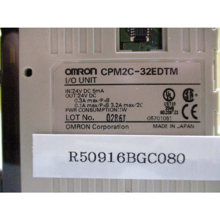 中古 OMRON I/O UNIT CPM2C-32EDTM 3個(R50916BGC080) : growdetrading Yahoo!ショップ - 通販 - Yahoo!ショッピング