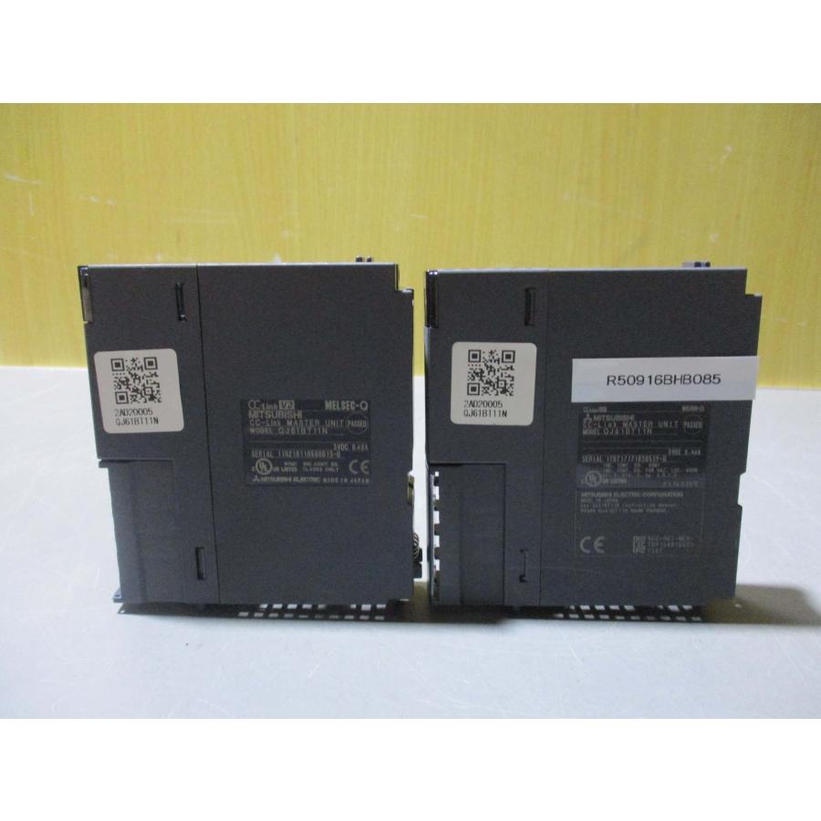 中古 MITSUBISHI CC-LINK V2 MASTER UNIT QJ61BT11N 2個(R50916BHB085 ...