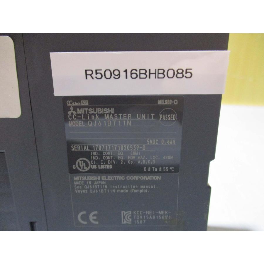 中古 MITSUBISHI CC-LINK V2 MASTER UNIT QJ61BT11N 2個(R50916BHB085 ...