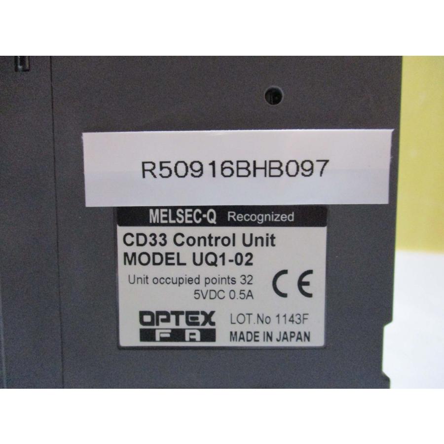 中古 OPTEX MELSEC-Q CD33 CONTROL UNIT UQ1-02(R50916BHB097) : growdetrading Yahoo!ショップ - 通販 - Yahoo ...