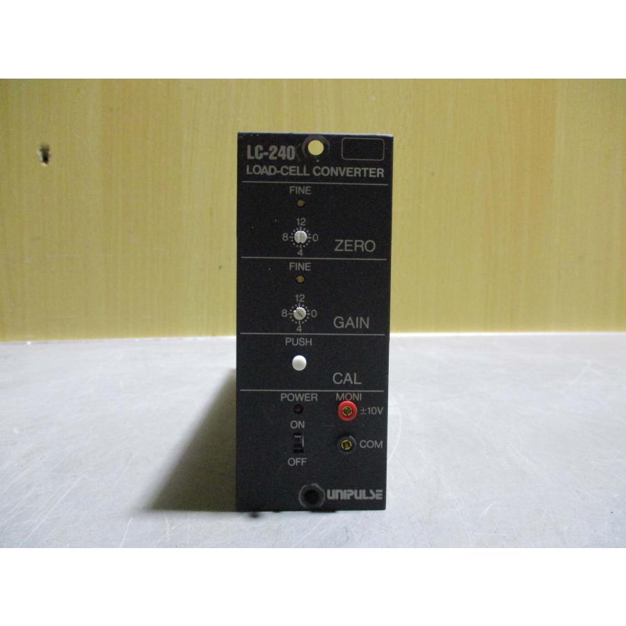 中古 UNIPULSE LOAD-CELL CONVERTER LC-240 低ドリフト・低ノイズロードセルコンバータ ...
