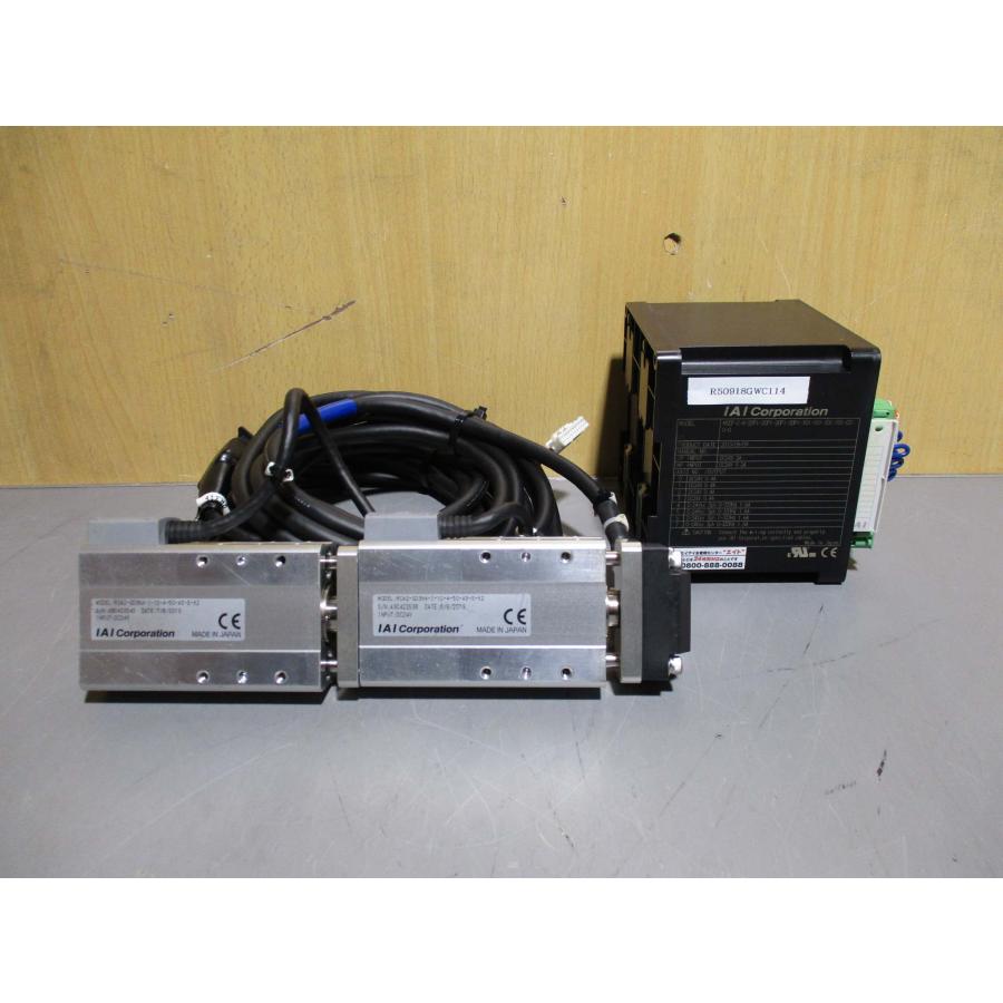中古 IAI MSEP-C-8-20PI-20PI-20PI-20PI-10I-10I-10I-10I-CC-0-0 DC24V/RCA2-GD3NA-I-10-4-50-A3-S-K2*2 ...
