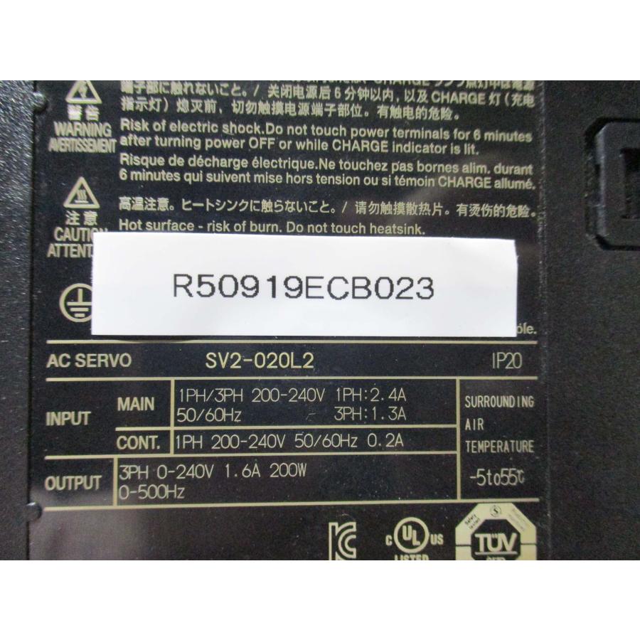 中古 KEYENCE SV2-020L2 ACサーボシステム 200Wモータ用 キーエンス(R50919ECB023) : r50919ecb023 : growdetrading Yahoo ...