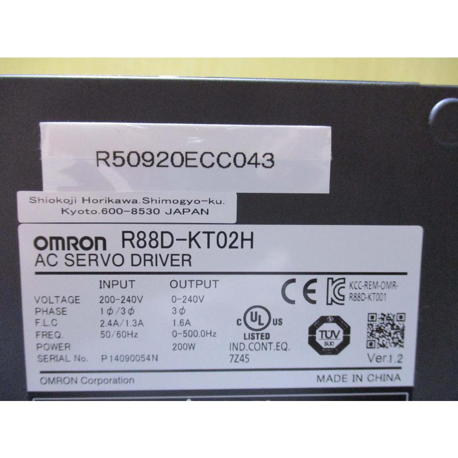 中古 OMRON AC SERVO DRIVER R88D-KT02H(R50920ECC043) : growdetrading Yahoo!ショップ - 通販 - Yahoo!ショッピング