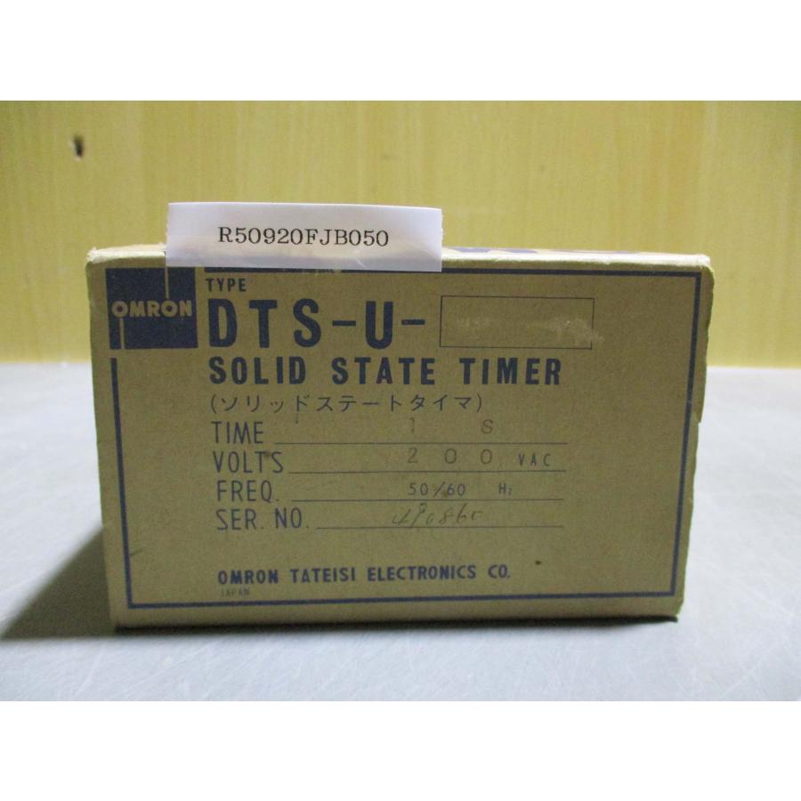 新古 OMRON SOLID STATE TIMER DTS-U ソリッドステートタイマ(R50920FJB050) : growdetrading Yahoo!ショップ - 通販 ...