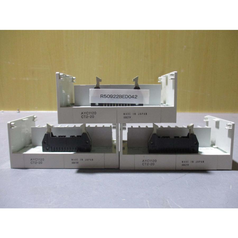 中古 PANASONIC NAIS AYC1120 CT2-20 Connector Terminal Block 3個(R50922BED042) : growdetrading Yahoo ...